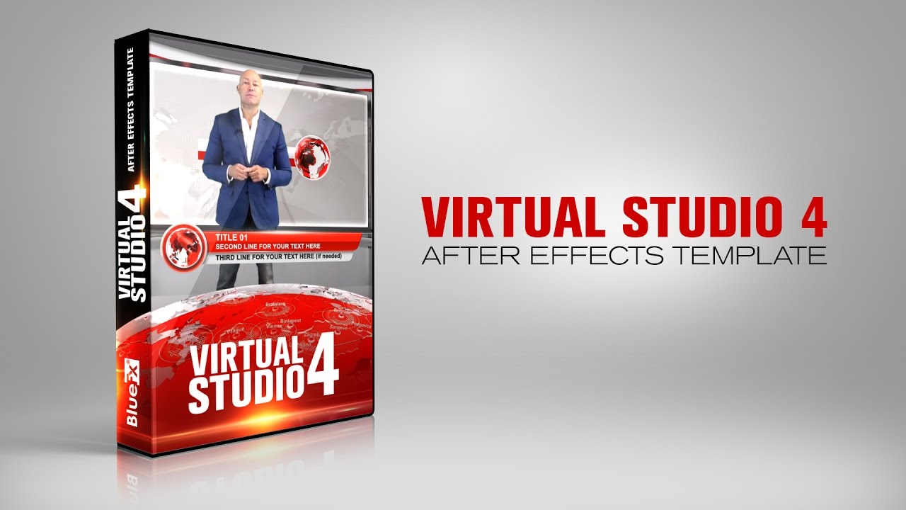 Virtual News Studio 4 After Effects Template