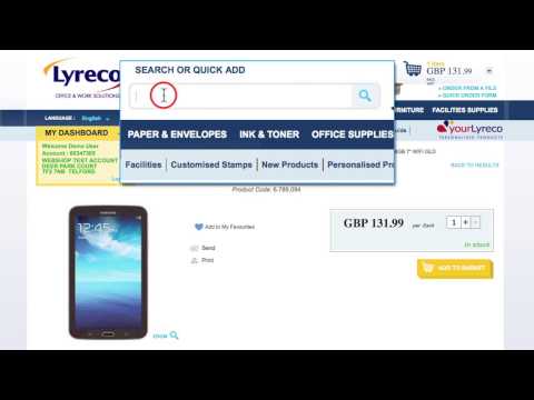LYRECO WEBSITE USER GUIDE