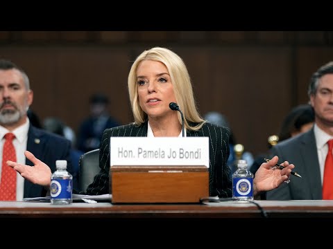 Happening Now: Bondi Testifies Before Senate On DOJ budget