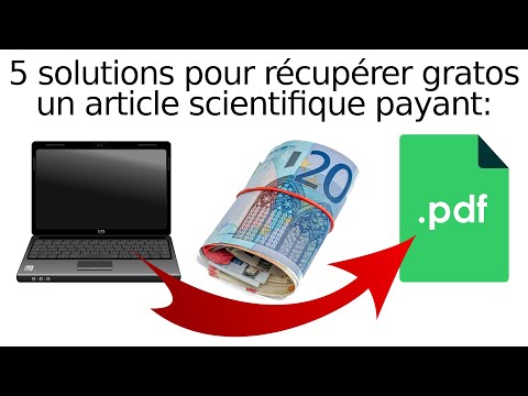 Comment télécharger gratuitement un article scientifique payant: 5 outils méthodes solutions