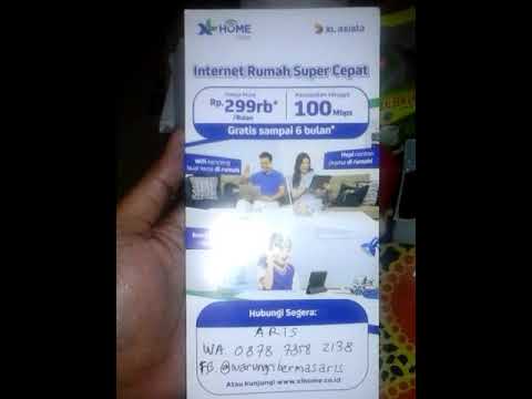 PROMOSI XL HOME PROMO KECEPATAN UP TO 50 MBPS
