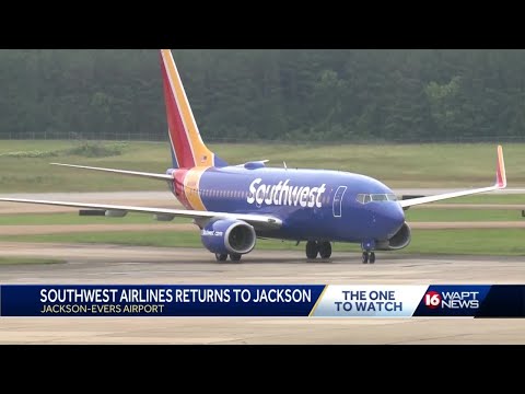 Southwest Airlines returns to Jackson-Medgar Wiley Evers International Airport