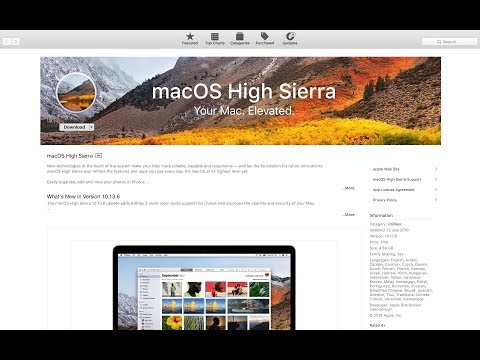 How to Download macOS High Sierra from App Store Find File Path from MacOS Mojave - 2019
