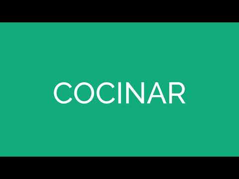 How To Say Cook In Spanish