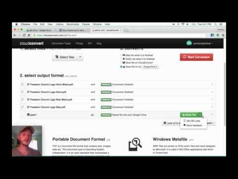 Quick Tip - PDF to WMF Using Cloud Convert
