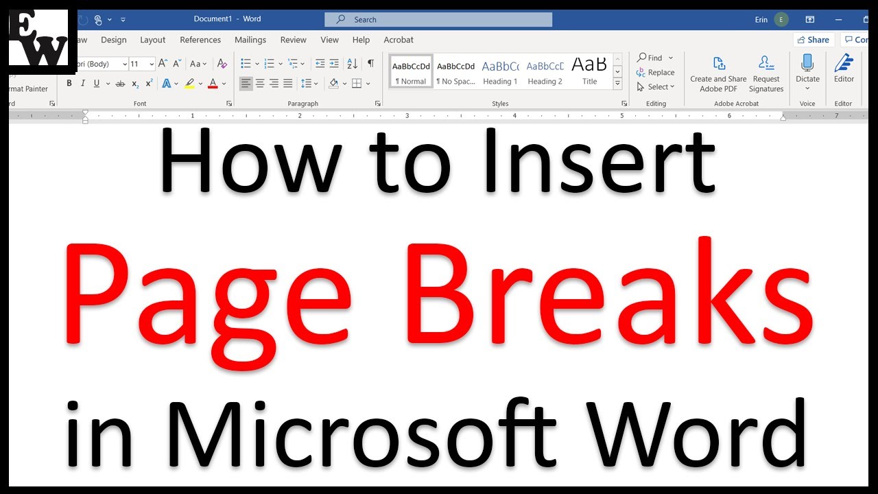 Cara Memasukkan Hentian Halaman di Microsoft Word (PC & Mac)