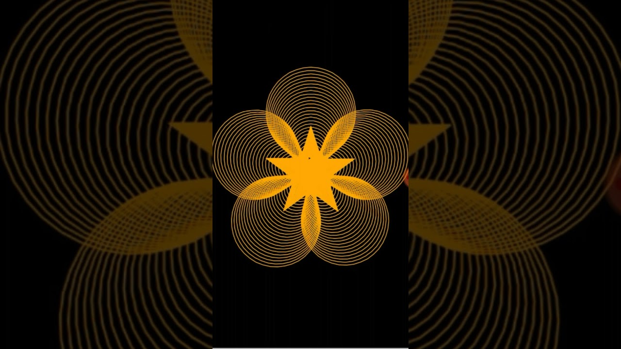 Make a unique design with python on pydroid 3 #py3 #python #turtle  #turtlegraphics #pydroid3