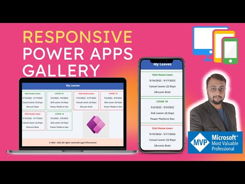 Responsive Power Apps Gallery – Power Platform Trainings