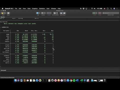 Working with Data in Stata: How to Import Excel Files into Stata