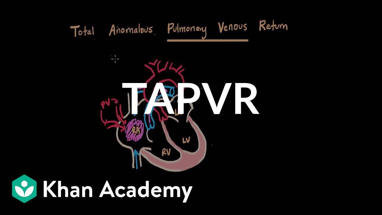 Total anomalous pulmonary venous return | Circulatory System and Disease | NCLEX-RN | Khan Academy
