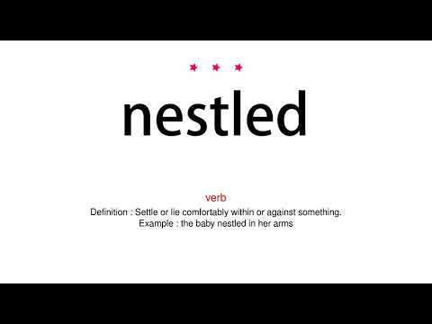 How to pronounce nestled - Vocab Today