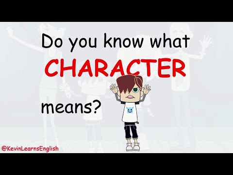 Do you know what CHARACTER means? --- Learn English with Kevin 😁😉 #learnenglish #funenglish