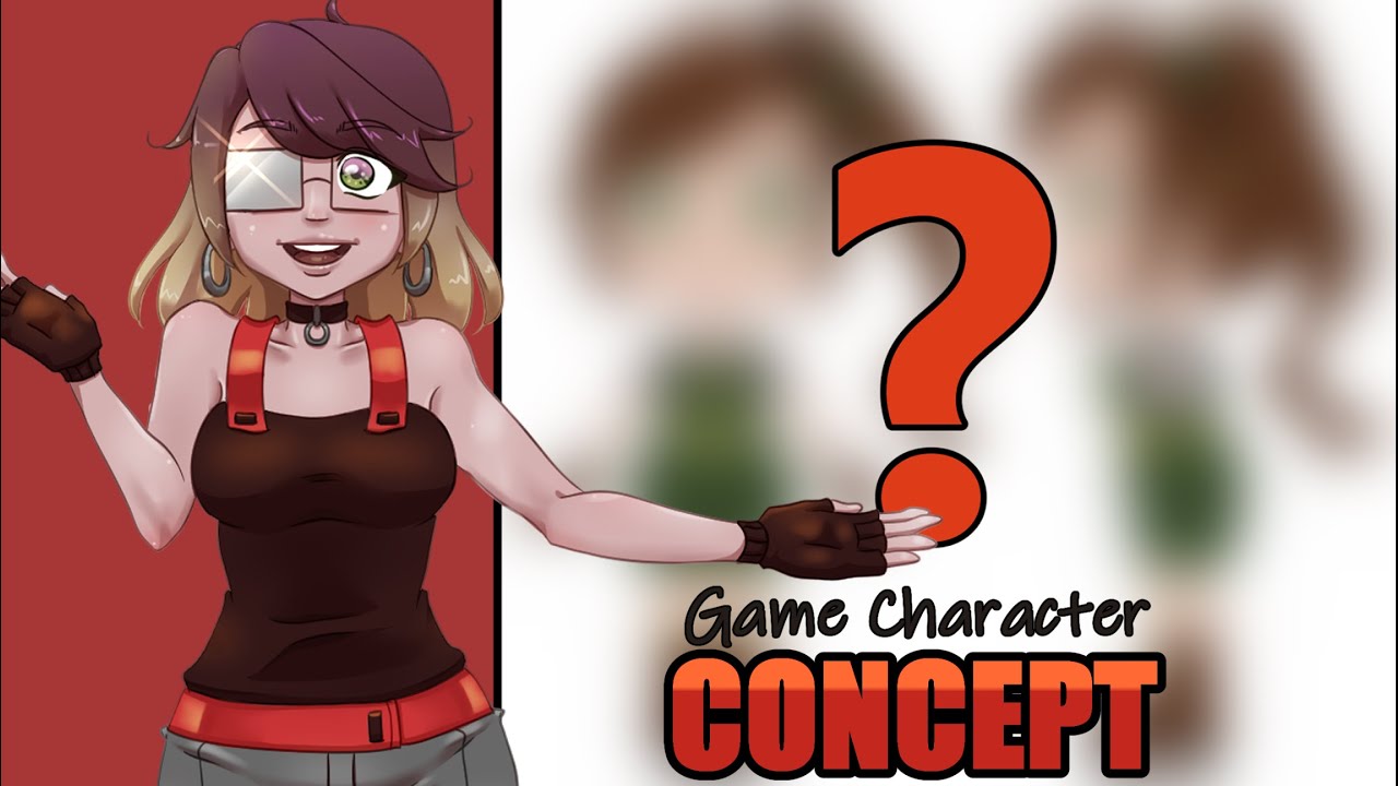 How to design CHARACTERS for your VIDEO GAME using Concept Art. [Full Character Design Process]