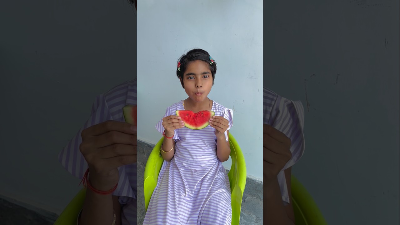 Sir, how do you eat watermelon?