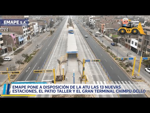 🚌 13 nuevas estaciones, un patio taller y el gran terminal Chimpu Ocllo