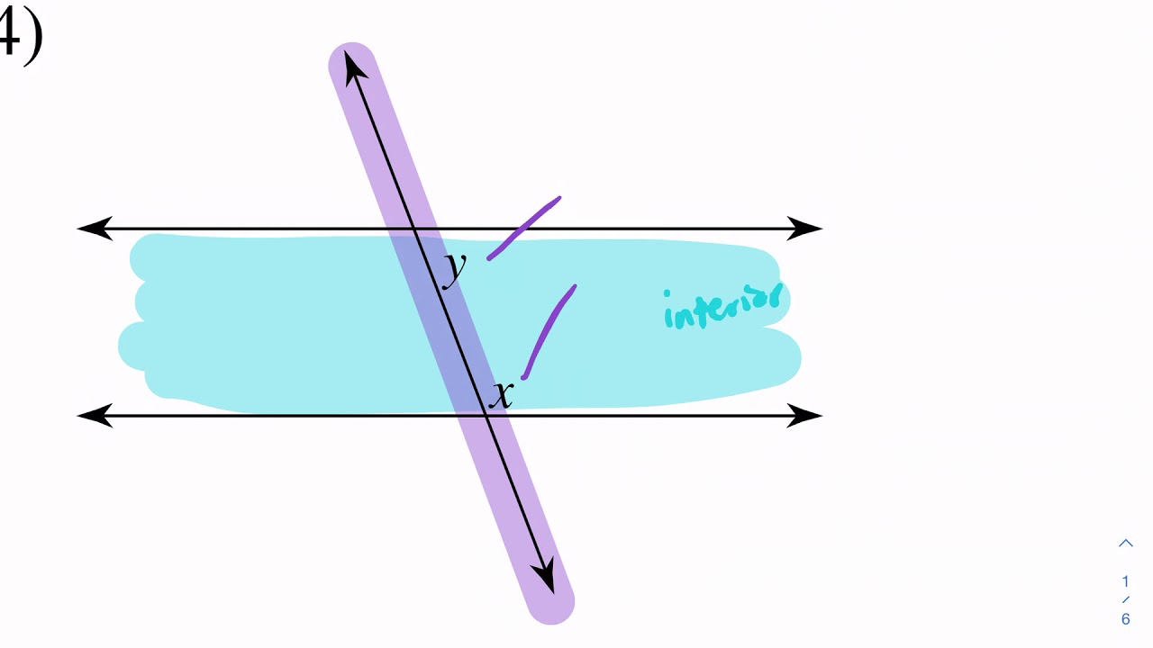 Kuta Tutorial: parallel lines and transversals