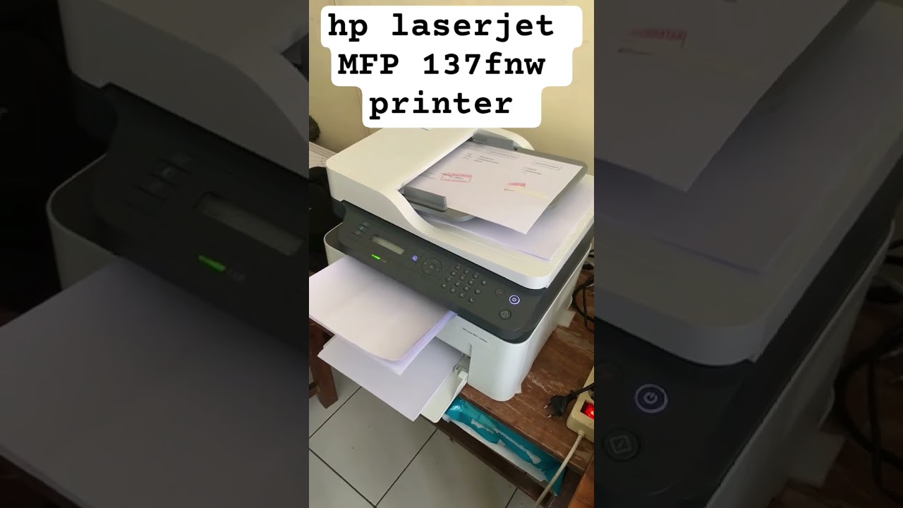 hp laserjet MFP 137fnw printer #tarowalatech #laserprinter #laserjet #hplaserjet #printer #shorts