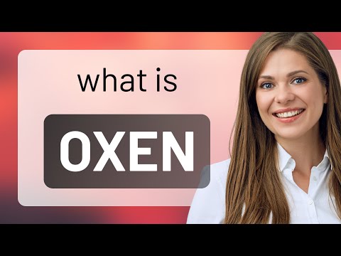 Oxen — what is OXEN definition