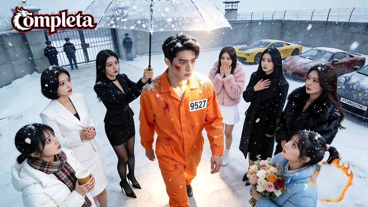 Jovem pobre sai da prisão! 7 irmãs deslumbrantes vêm recebê-lo! Todos ficam chocados!