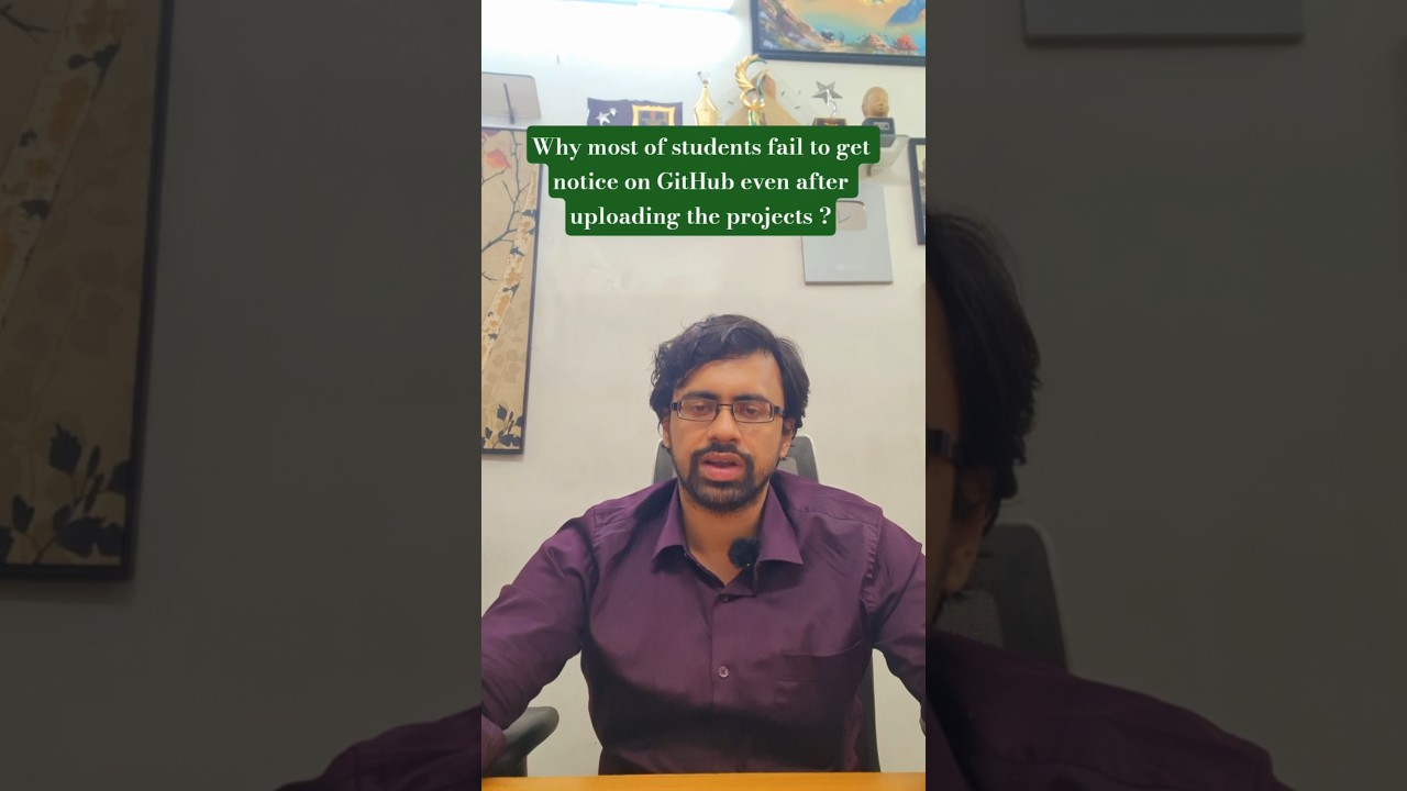 Why Students Fail to Get Noticed on GitHub Even After Projects?  #GitHub #Coding #Students