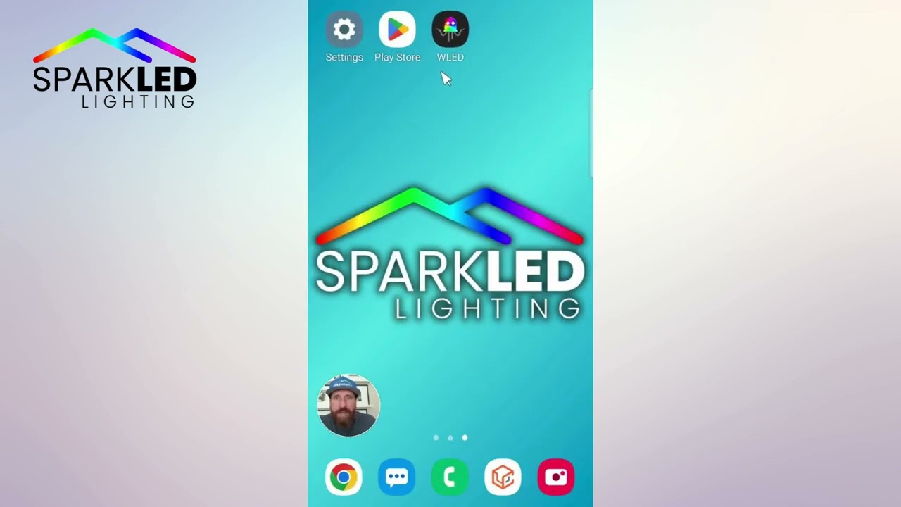 WLED Setup Step 3 - Download and Connect to App | Sparkled Lighting
