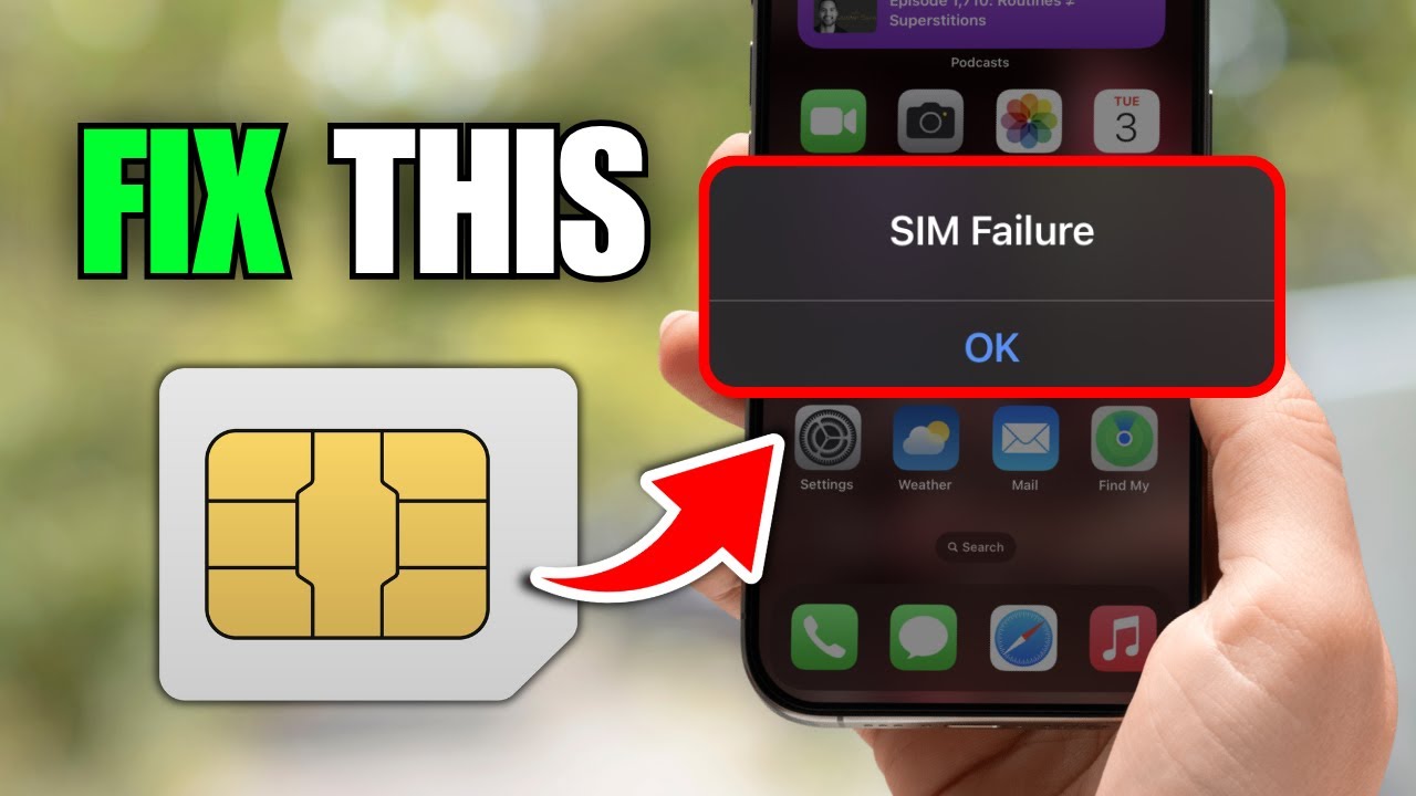 How To Fix SIM Failure On iPhone (Step By Step)