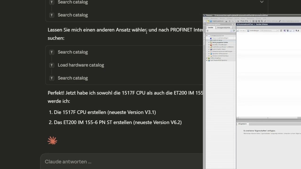 MCP Server Tia Portal - First Impression