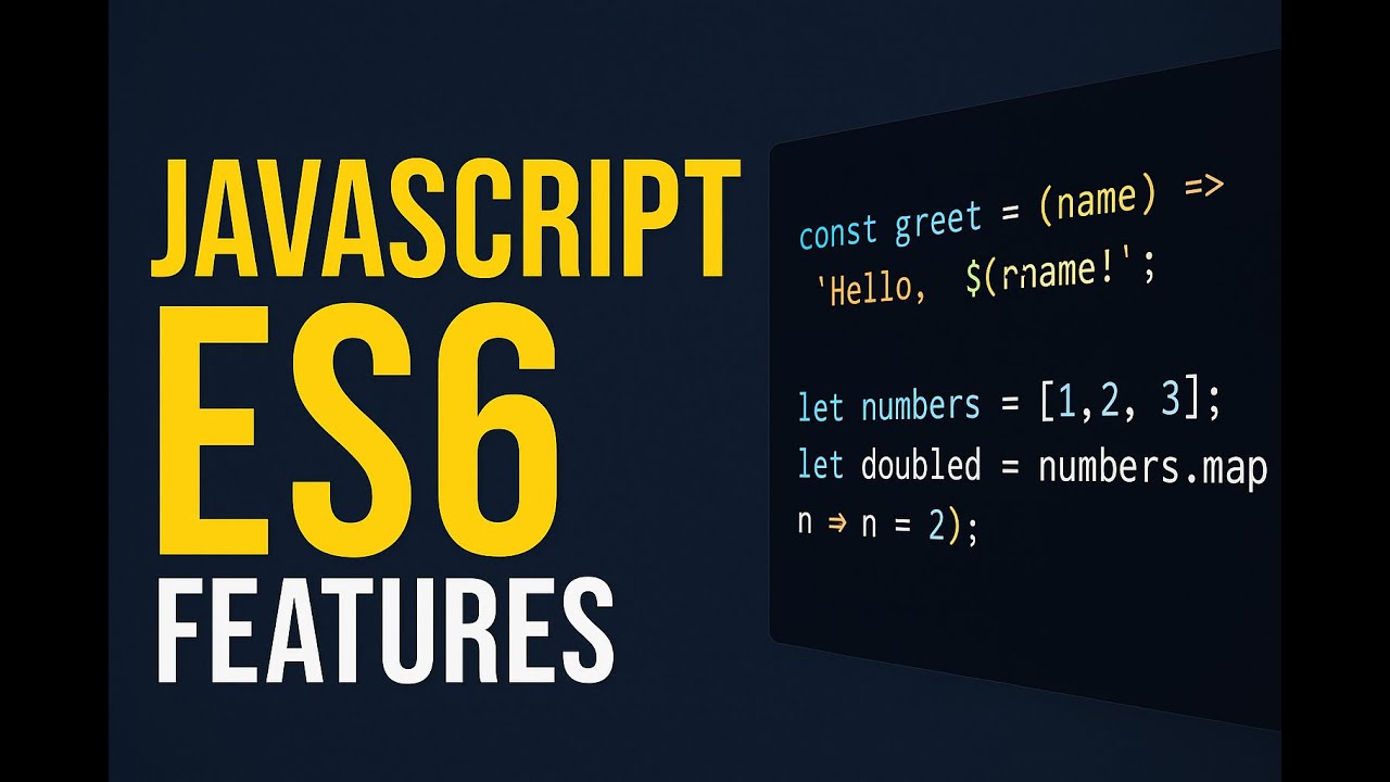 javascript es6 features with examples pptx
