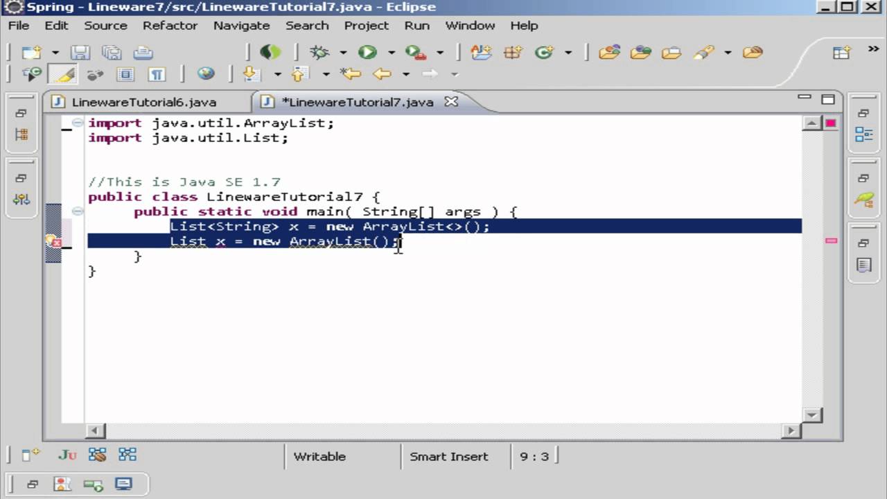 Java JDK 7 tutorial 28 Erasure Generics