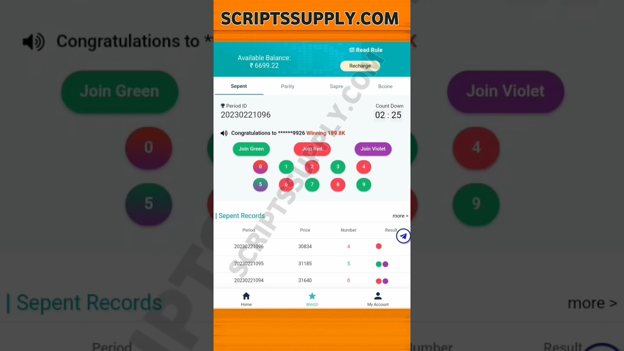 🥳Colour prediction script 2023 ll🤑 Colour Prediction Scripts Source Code ll 💥🔥#colourprediction