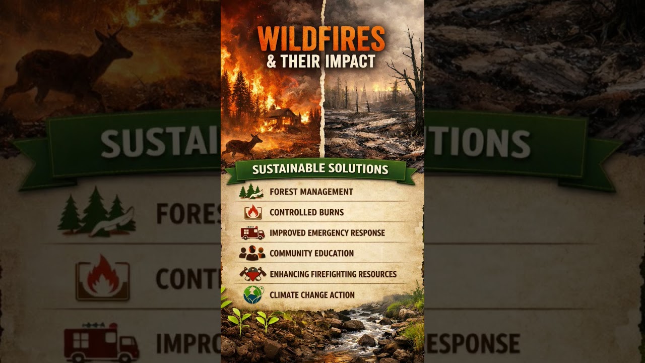 Wildfires and sustainable solutions