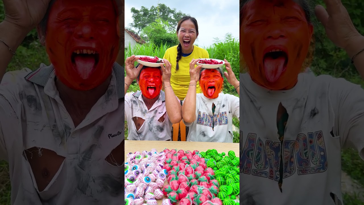 Granddaughter pranks grandparents with hot peppers! 🌶️🥵🤣