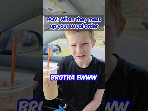 Ew, Brother, Ew! 🥤☕️