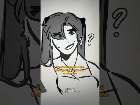 He regrets answering her ‘roommates needed’ poster #genshinimpact #scaramouche #mona #hoyocreators