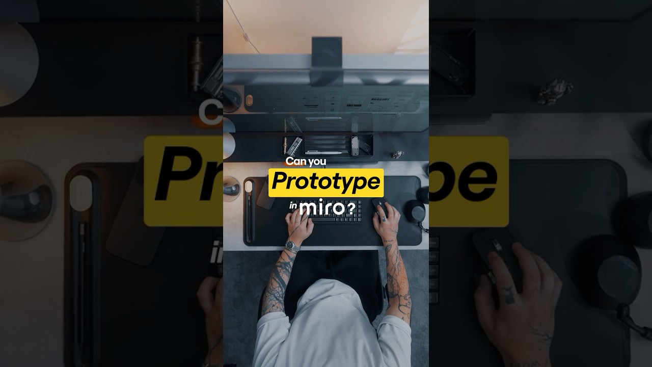Miro Prototyping is free during Beta — if you can dream it, you can create it. ✨