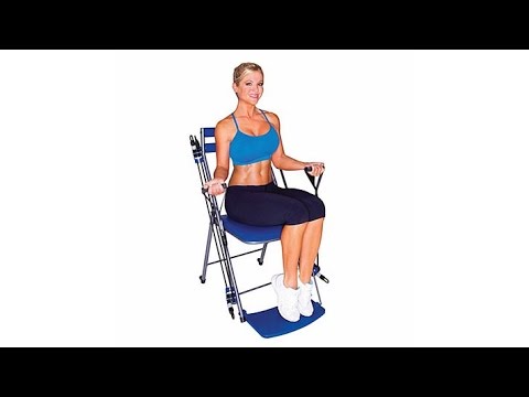 Chair Gym Exercise System with Twister Seat, DVDs