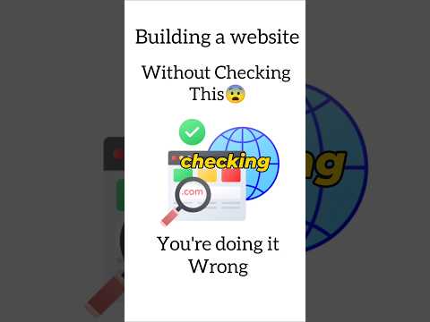 Building a website without checking🚨 this, you're  doing it wrong❌ #shorts #domain  #hostinger