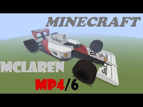 Formula 1 car: McLaren MP4/6 Minecraft Project