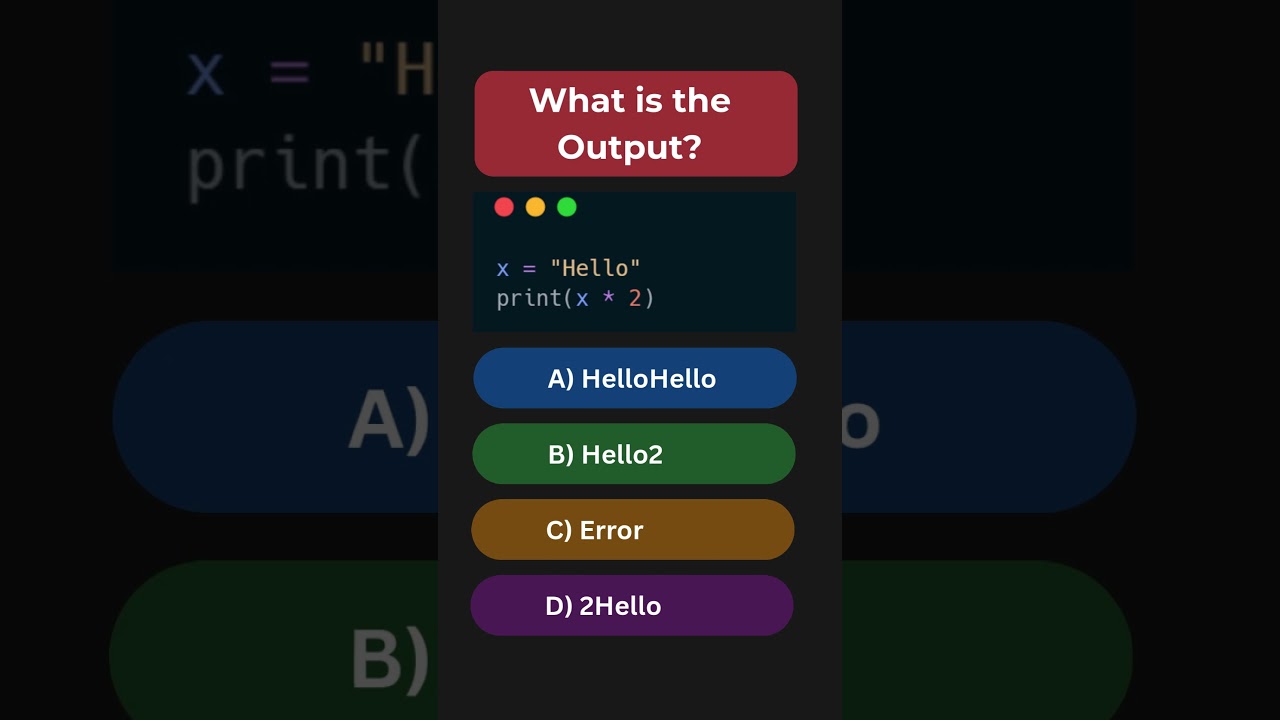 Python Quiz: Can You Guess the Output? 🤔#shorts #shortsvideo #short #python #shortvideo #explore