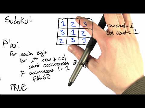 Learn Sudoku Solution Intro to Computer Science - Mind Luster