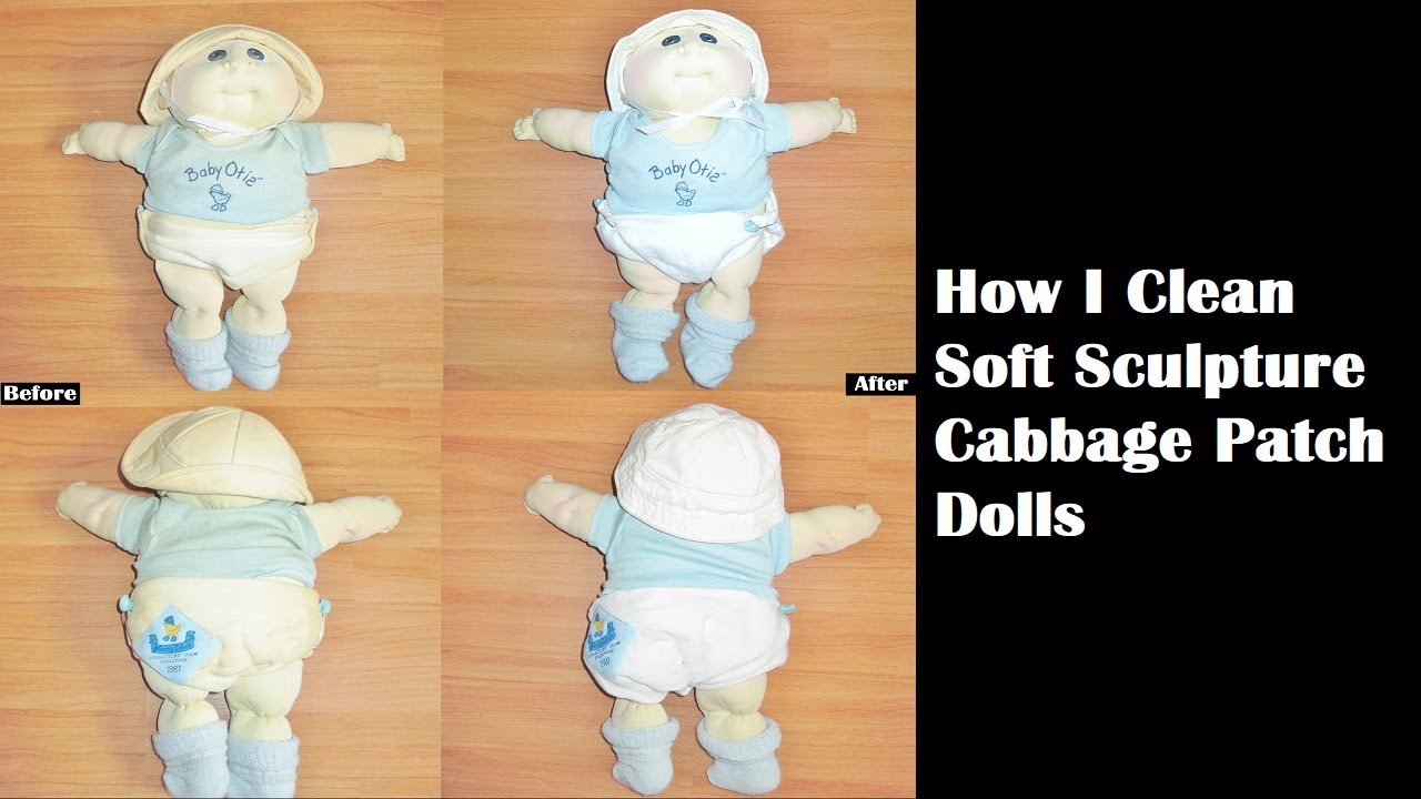How I Clean Soft Sculpture Cabbage Patch Dolls