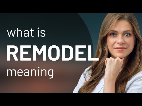 Remodel • definition of REMODEL