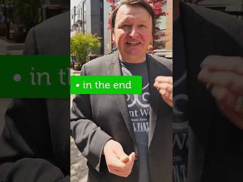 “In the end” or “at the end”? #EnglishGrammar #FluentEnglish #LearnEnglish