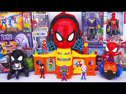 Marvel Spiderman Toys Unboxing Review | Marvel Spiderman Stark Tower | Spider Man Bow & Arrow