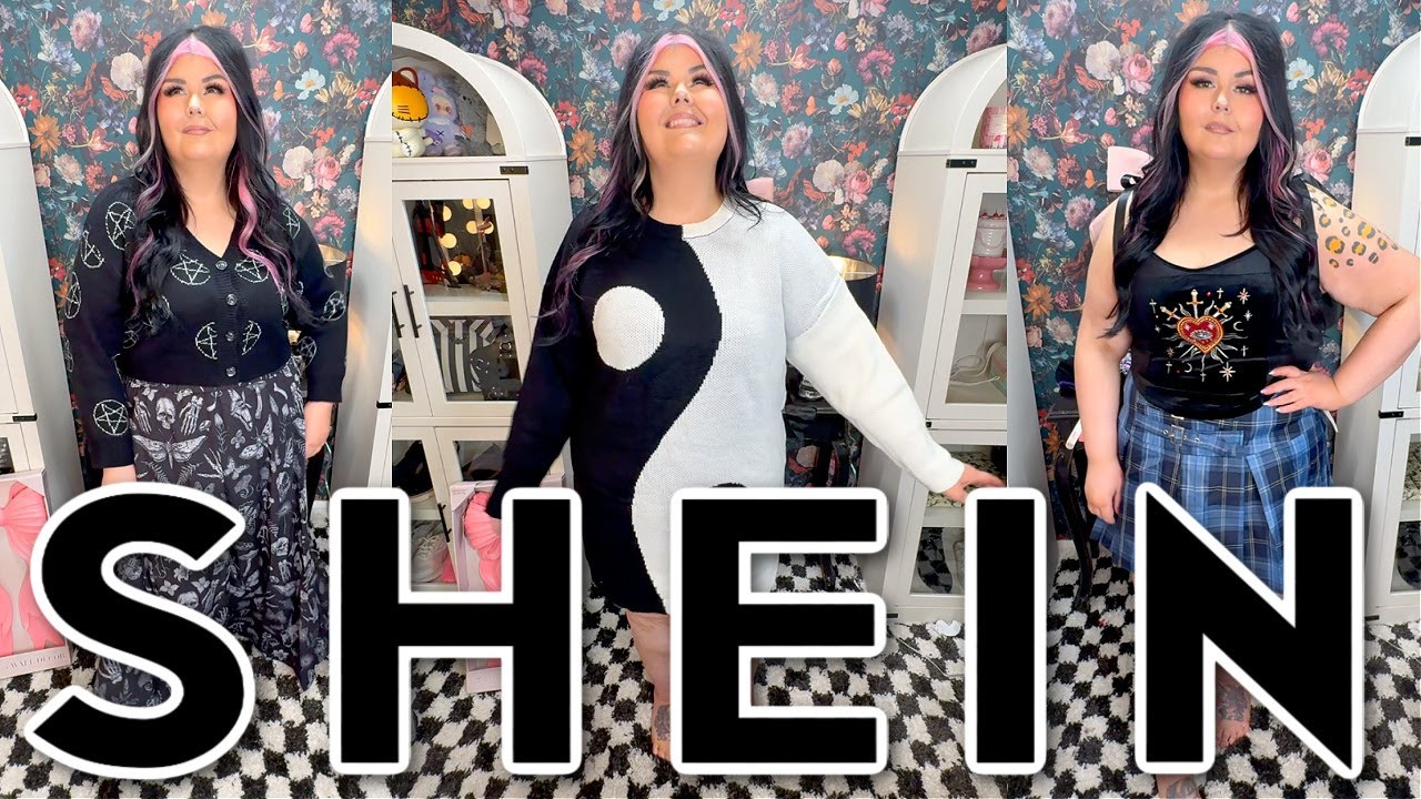 OOH SHE CUTE! Shein Plus Size Try On Haul | Winter 2026 Alternative Fashion