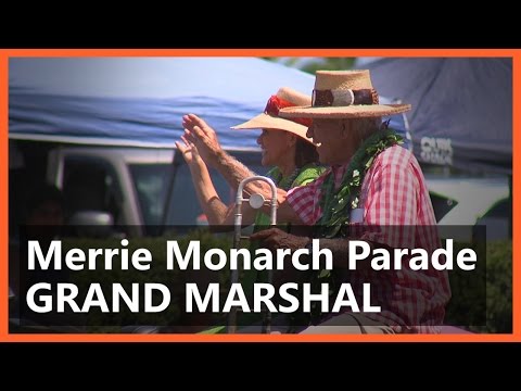 Merrie Monarch Parade Grand Marshal Wendell Leite (Apr. 22, 2017)