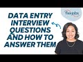 Data Entry Interview Questions and Sample Answers | FlexJobs