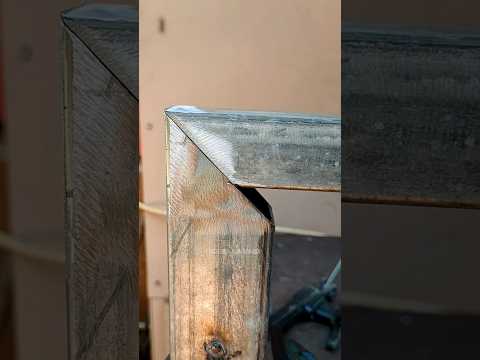 brilliant welder idea for square pipe joints #welding #welder #metalworking #fabrication