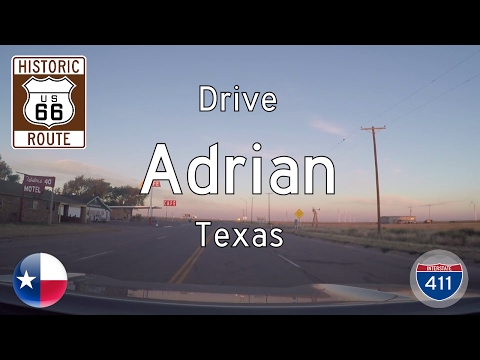 Historic Route 66 - Adrian - Texas | Drive America's Highways 🚙