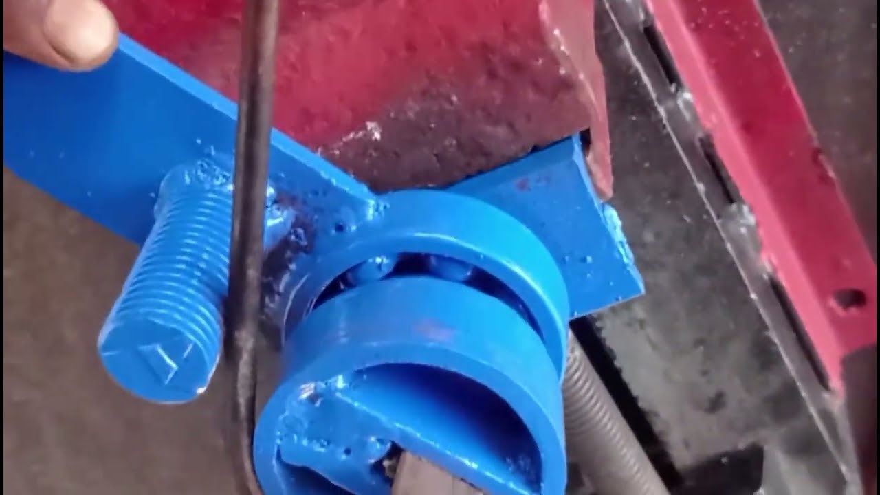 manually bending metal rods or bars